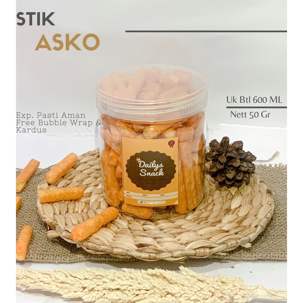 Jual SNACK KILOAN / MAKANAN RINGAN - STIK ASCO 50 GRAM | Shopee Indonesia