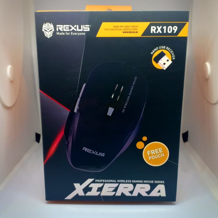 Jual Rexus Xierra 109 Professional Wireless Gaming Mouse RX109 - RX-109 ...