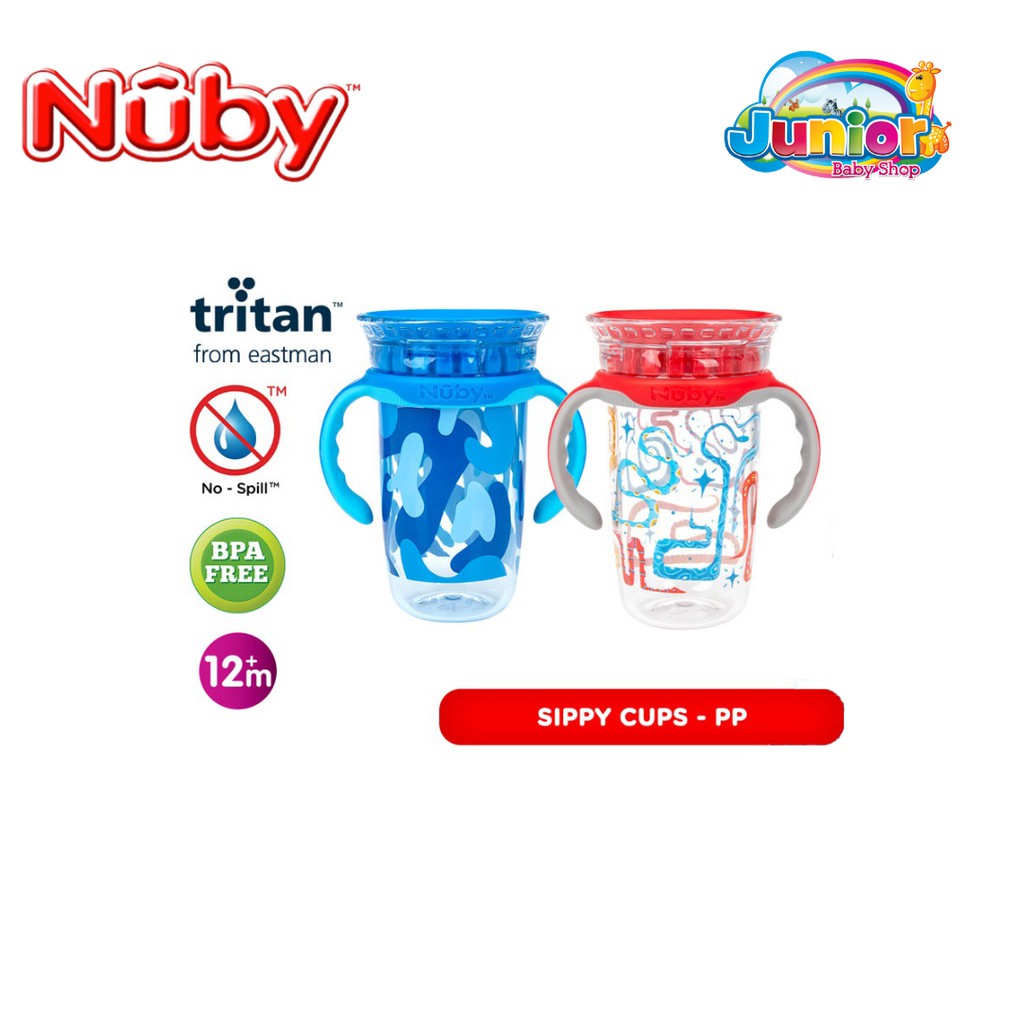 Jual Nuby Tritan Smart Cup 300ml - Gelas Minum Anak | Shopee Indonesia