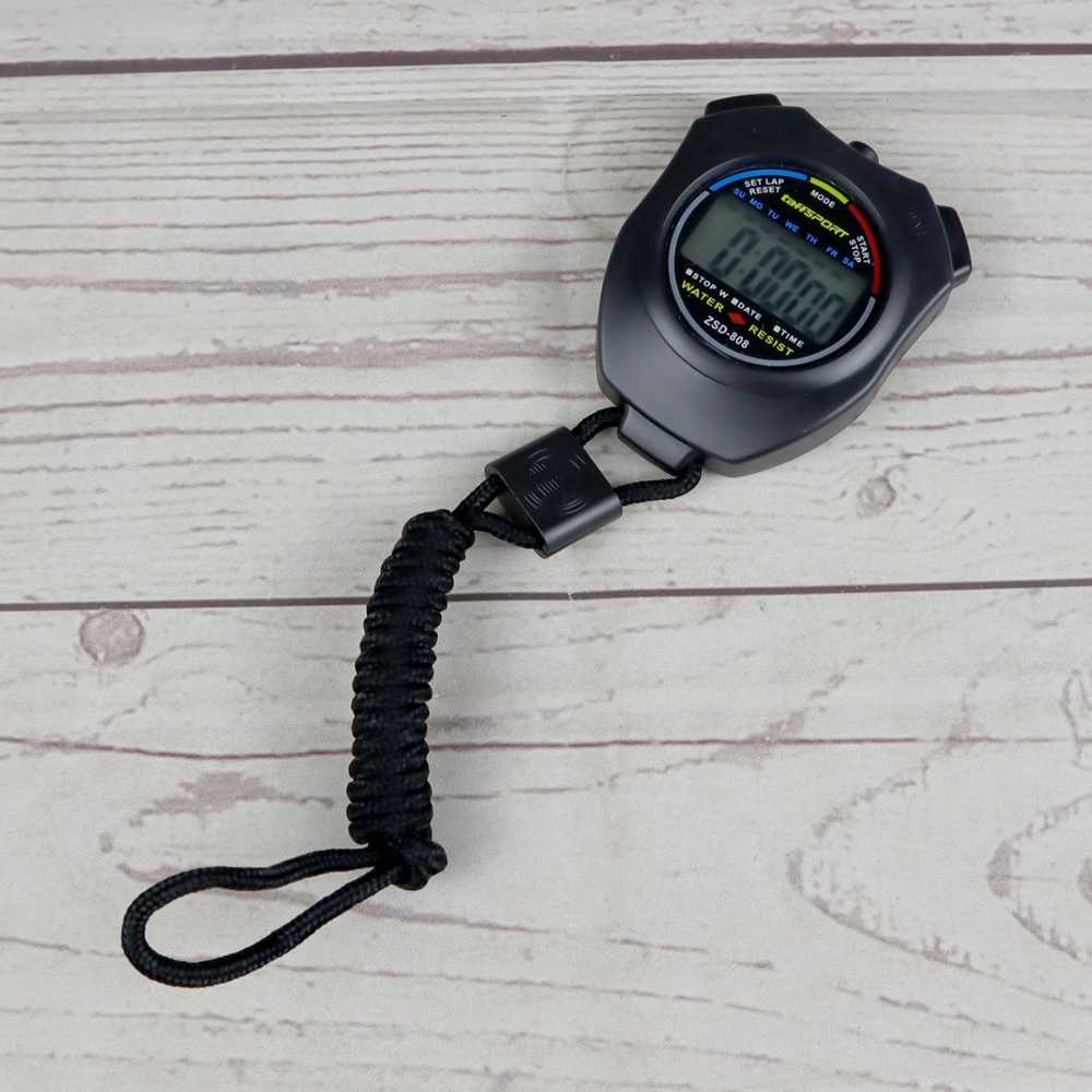 Jual Stopwatch Profesional Digital Bentuk GenggamLayar LCD dengan Strap ...