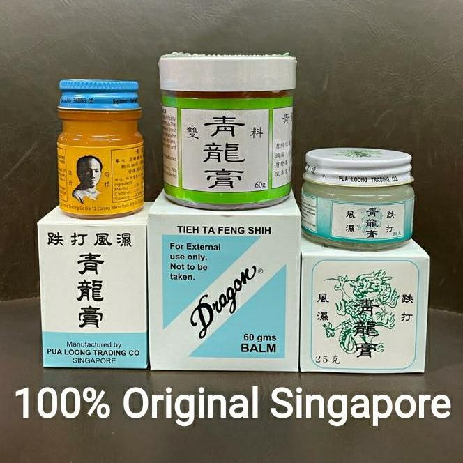 Jual Tieh Ta Feng Shih Dragon Balm Asli Singapore Balsem Rematik Putih ...
