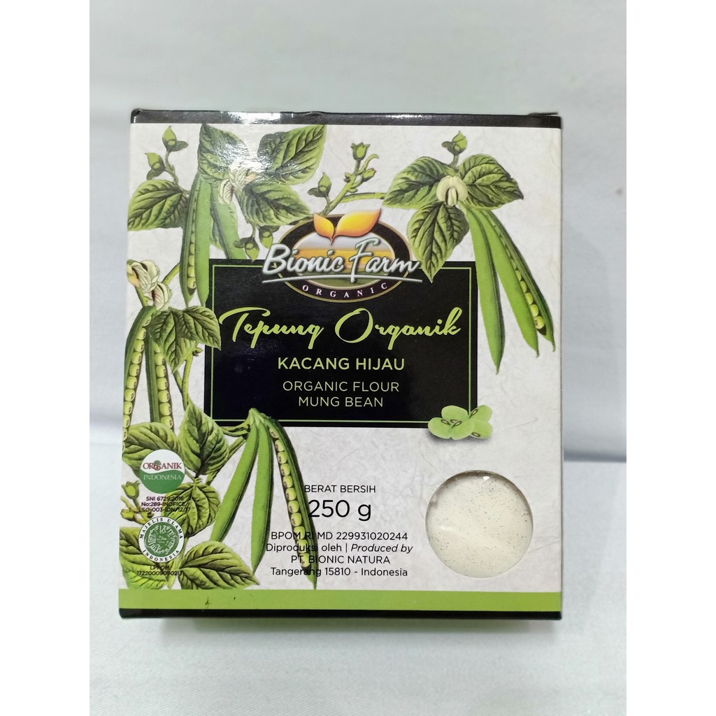 Jual Bionic Farm - Tepung Kacang Hijau Organik - 250 gr | Shopee Indonesia
