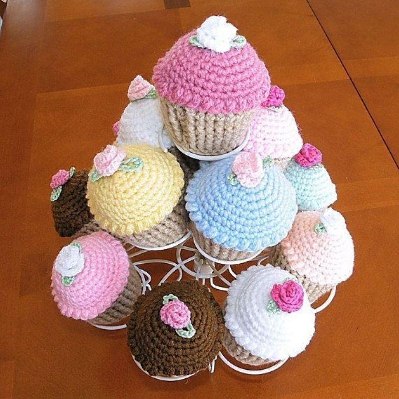 Jual Cupcakes amigurumi/Muffin amigurumi/Satuan | Shopee Indonesia
