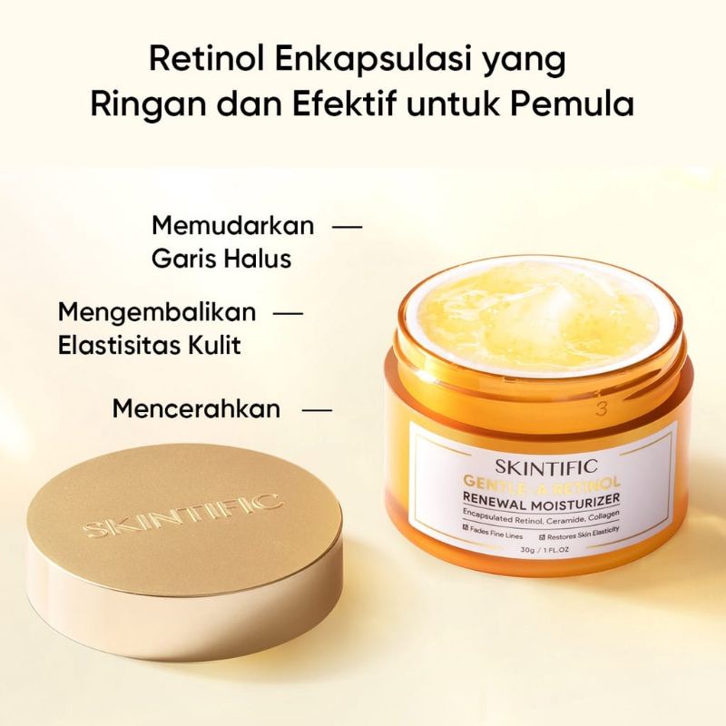 Jual SKINTIFIC - Retinol Skin Renewal Moisturizer & Serum Skin Reset ...