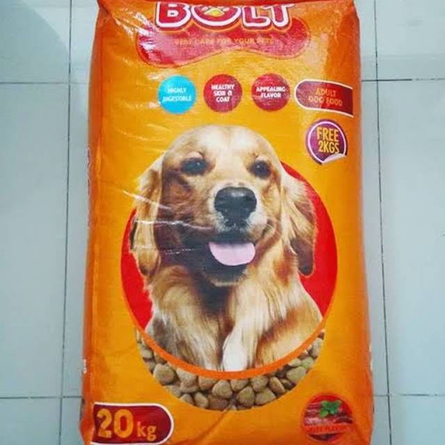 Jual [PROMO TERMURAH] MAKANAN/PAKAN ANJING/DOG FOOD BOLT BEEF 20KG ...