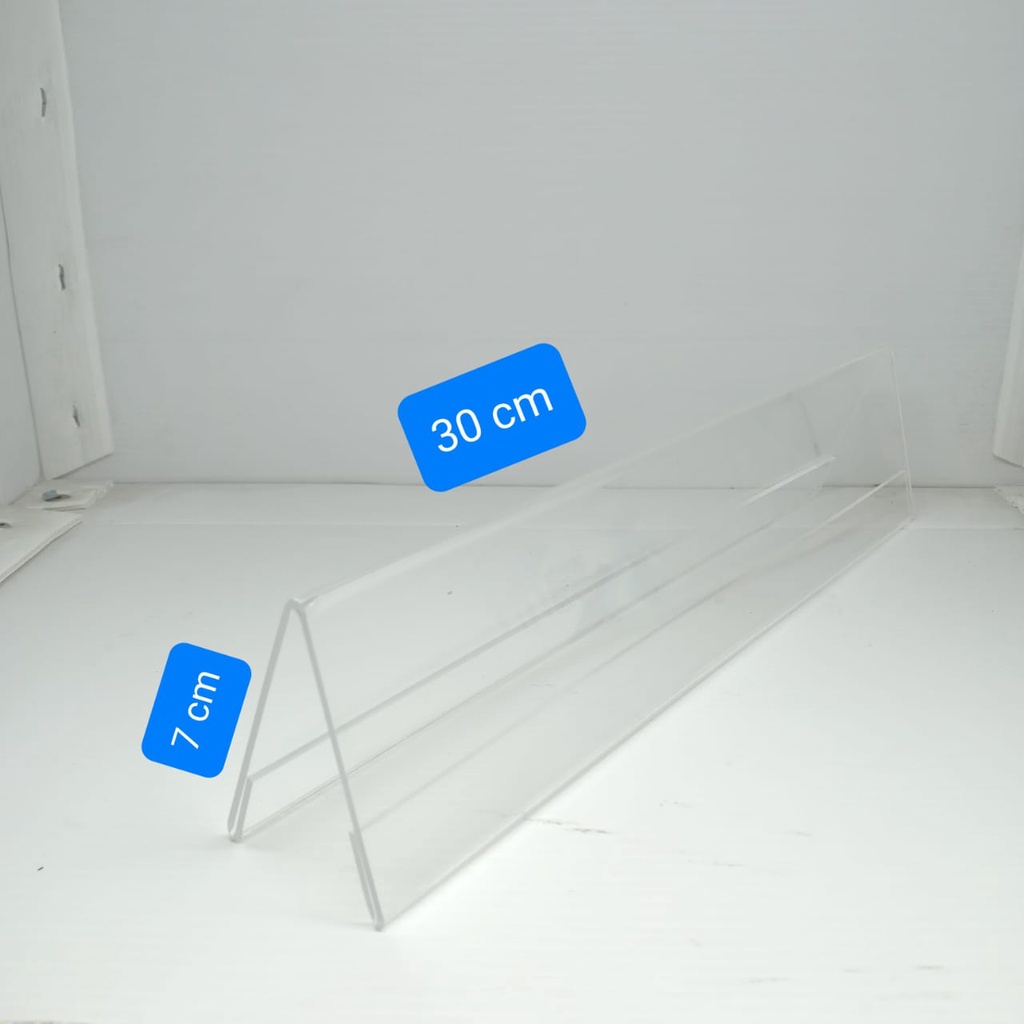 Jual Papan Nama Meja 7x30 cm Akrilik 2 sisi | Shopee Indonesia