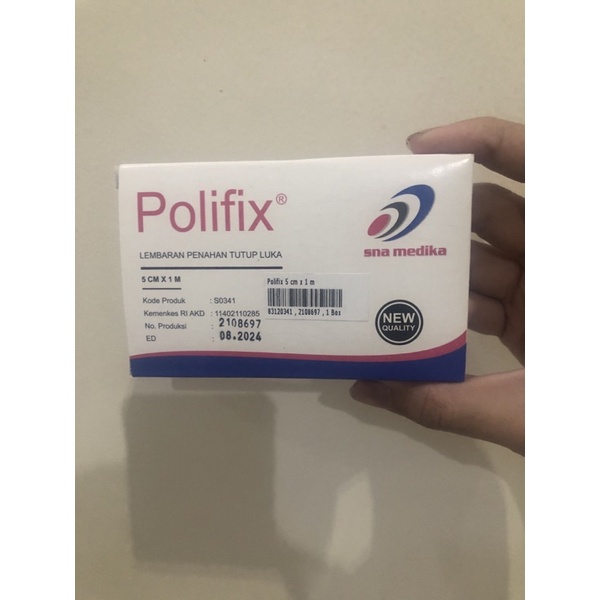 Jual Polifix - Plester Putih Penahan Luka (5 CM X 1 M) | Shopee Indonesia
