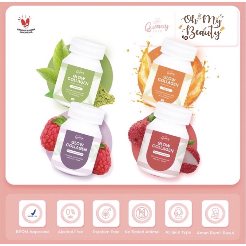 Jual COLLAGLOW COLLAGEN QUEENZY SKIN / COLLAGEN BUBUK / Collagen ...