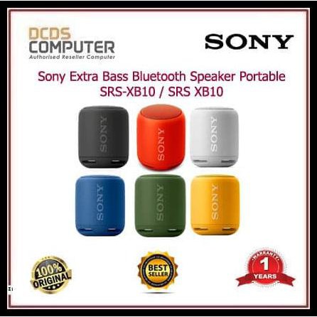 Jual EKSKLUSIF SONY EXTRA BASS BLUETOOTH SPEAKER PORTABLE SRS-XB10 ...