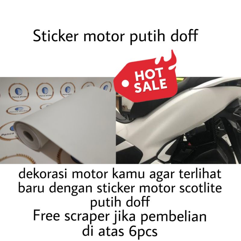 Jual scotlite Sticker Motor Mobil bahan glossy dan doff | Shopee Indonesia
