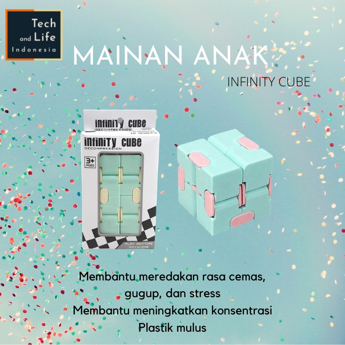 Jual Mainan Anak Infinity Magic Cube Fidget Toy | Shopee Indonesia