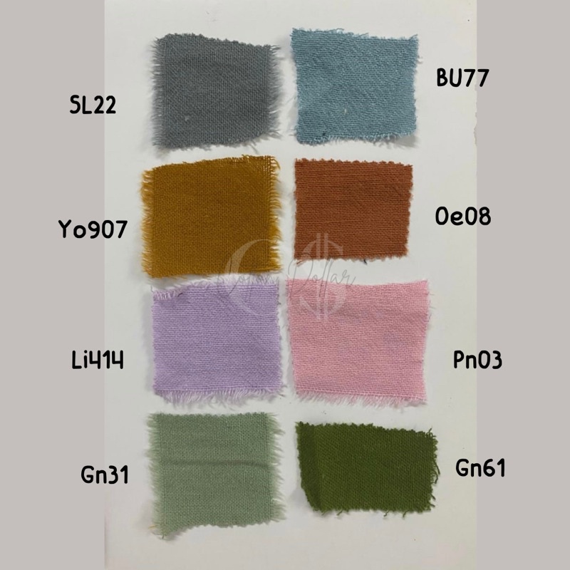 Jual KAIN LINEN ANGEL CREPE FULL COTTON PREMIUM GRADE A | YARD ECERAN / GROSIR / ROLL / METERAN ...