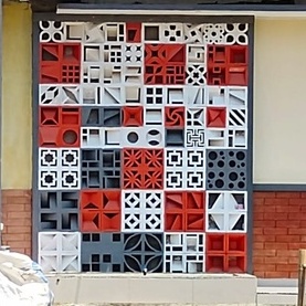 Jual Roster Beton Minimalis Modern Terlaris Aneka Motif Warna Kombinasi ...