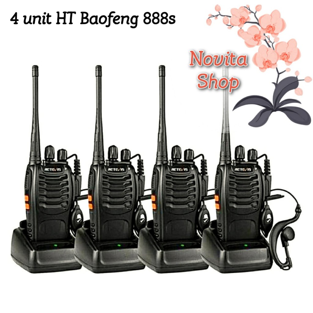 Jual Paket 4 Radio HT Walkie Handy Talky BAOFENG Bf 888s Sudah ...