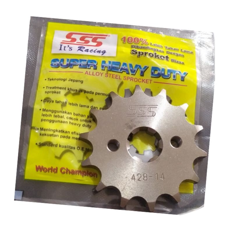 Jual SSS Gear Depan 428 Grand Legenda Supra X Fit New X125 Karisma Revo ...
