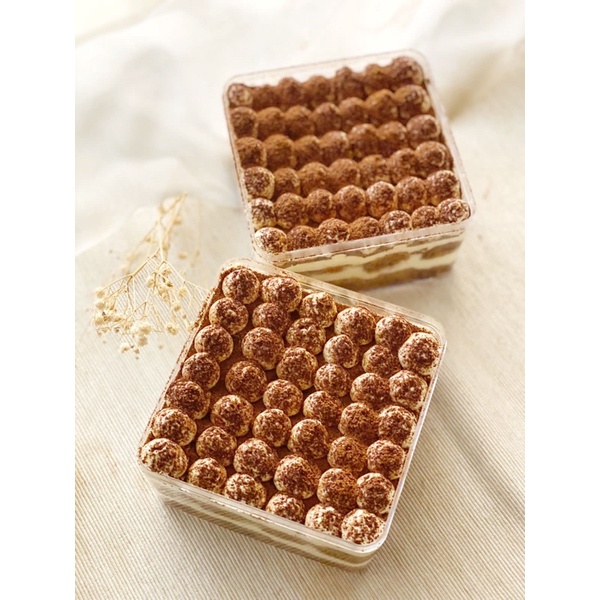 Jual Tiramisu Box 10x10cm | Shopee Indonesia
