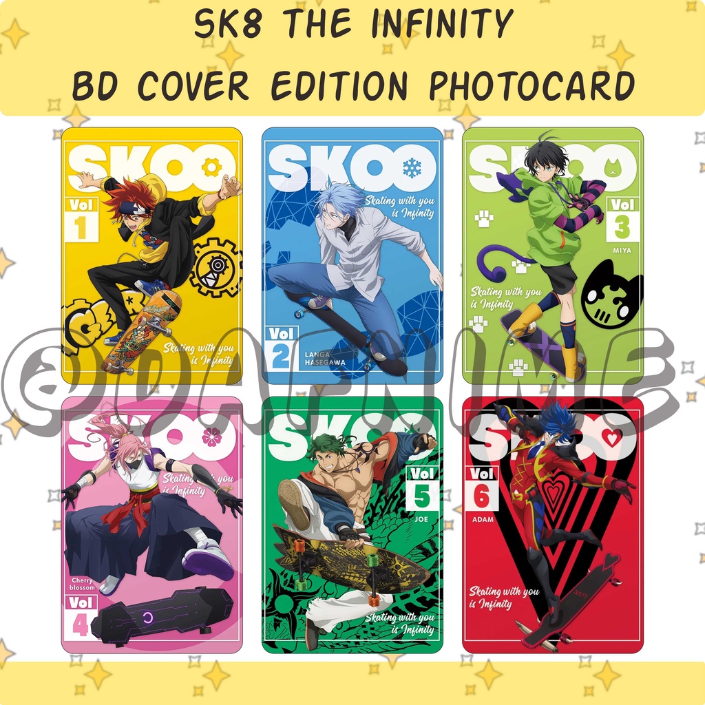 Jual SK8 THE INFINITY BD COVER EDITION PHOTOCARD ANIME | Shopee Indonesia