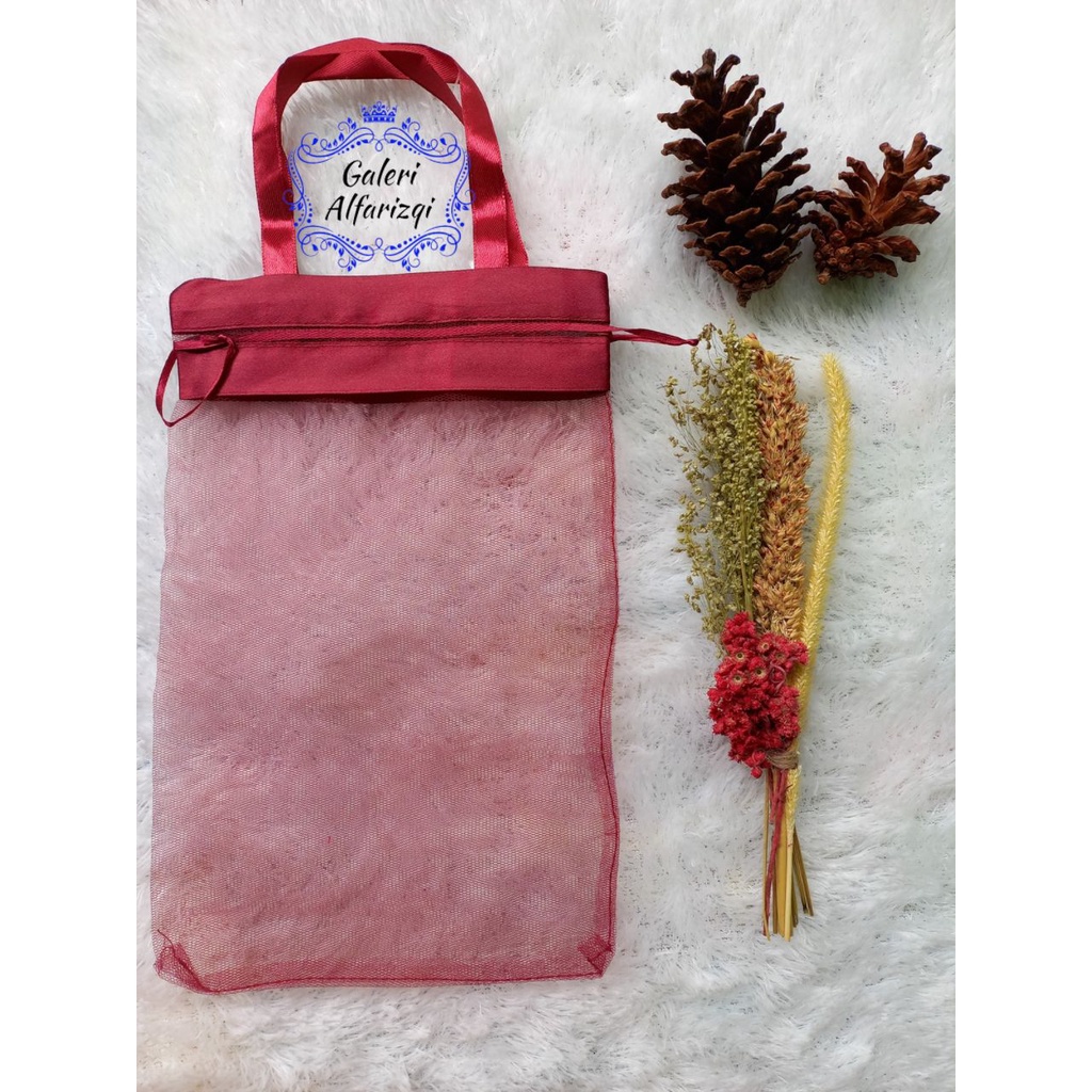 Jual Tas Kantong Sarung Tile Serut Pembungkus Souvenir Al Qur'an A5 ...