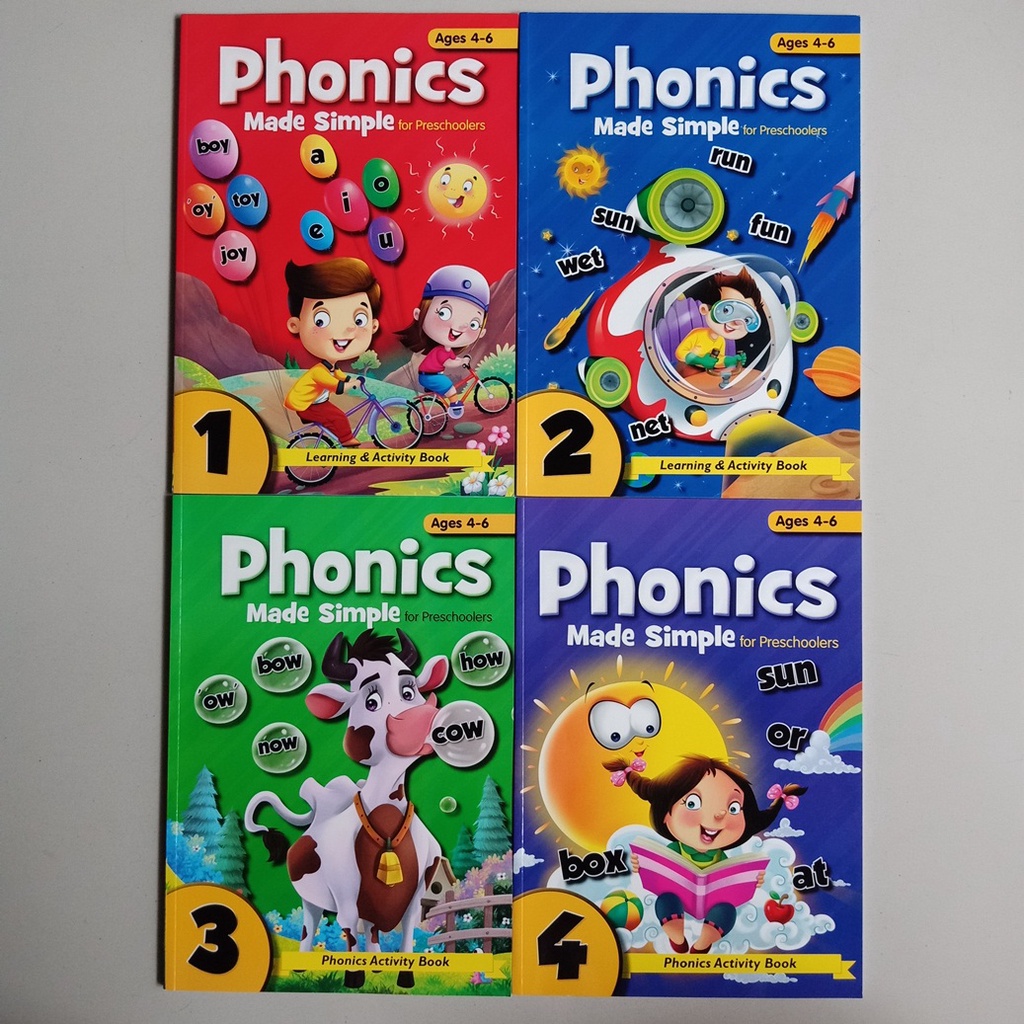 Jual BUKU PHONICS MADE SIMPLE FOR PRESCHOOLERS 1 - 4 (PILIHAN PER BUKU ...