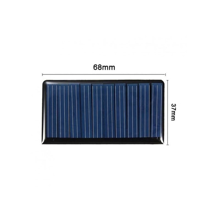 Jual Solar Cell Panel 68x37mm 5v 60mA Pembangkit Listrik Tenaga Surya ...