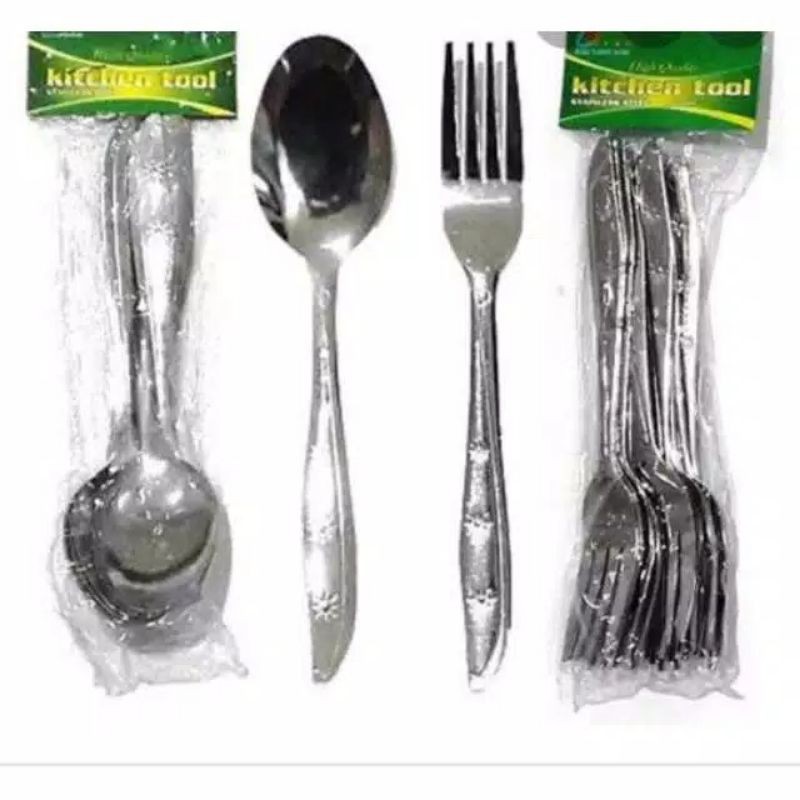 Jual SENDOK LUSINAN / GARFU SET LUSINAN | Shopee Indonesia