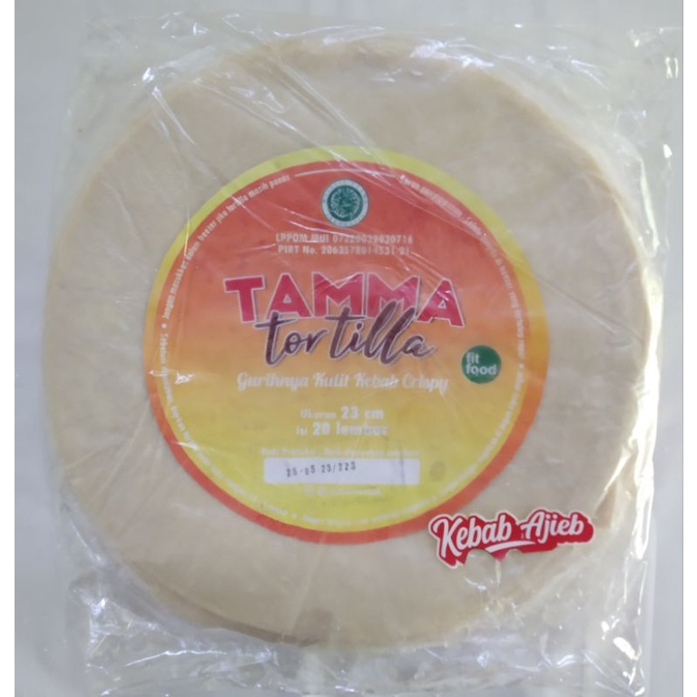 Jual TAMMA Tortilla Sedang 23cm , Kulit Kebab | Shopee Indonesia