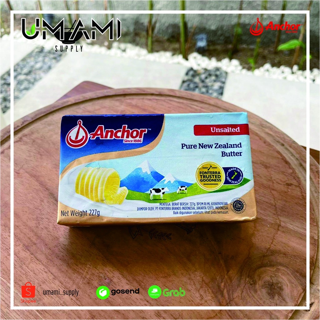 Jual Anchor - Unsalted Butter - 200gr | Shopee Indonesia