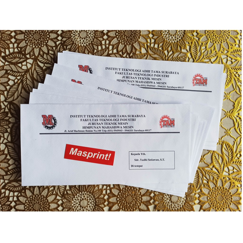 Jual CETAK AMPLOP SURAT PUTIH MERPATI (BISA CETAK KOP) | Shopee Indonesia