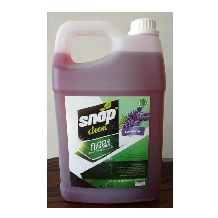 Jual Sabun Lantai Literan SNAP CLEAN / Karbol Pewangi Lantai (Lavender ...