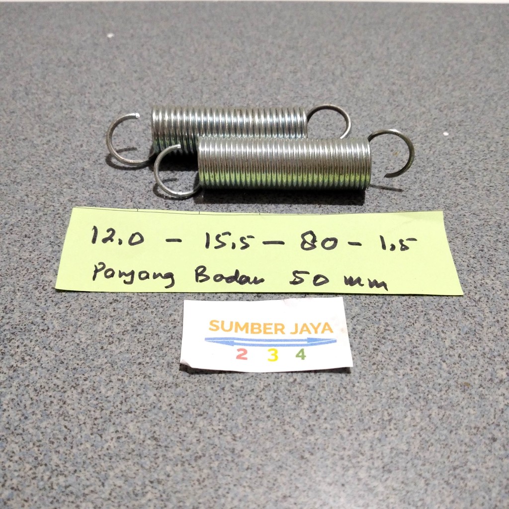 Jual Peer / Pir / Spring / Pegas / Per Tarik 8 cm 12 X 15 X 1,5 X 50 ...