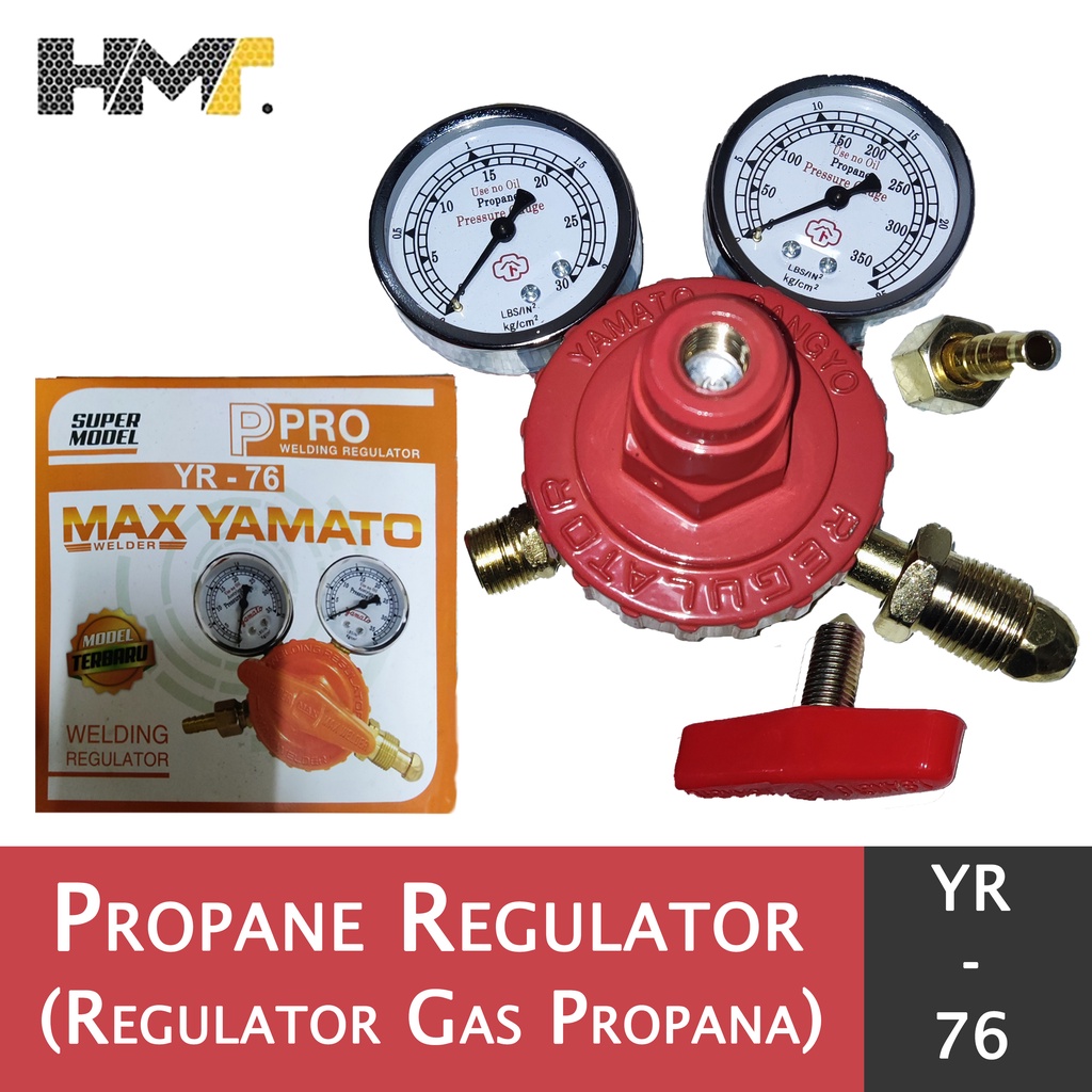 Jual MAX YAMATO Welding Pro Propane Regulator / Regulator Las LPG Propana | Shopee Indonesia