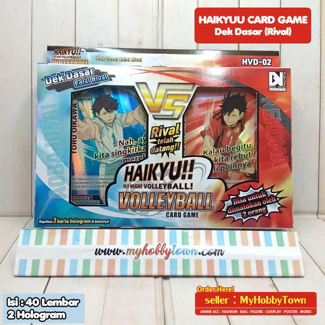 Jual Kartu Anime Haikyuu Card Game Basic Deck Dek Dasar Rival Aoba ...