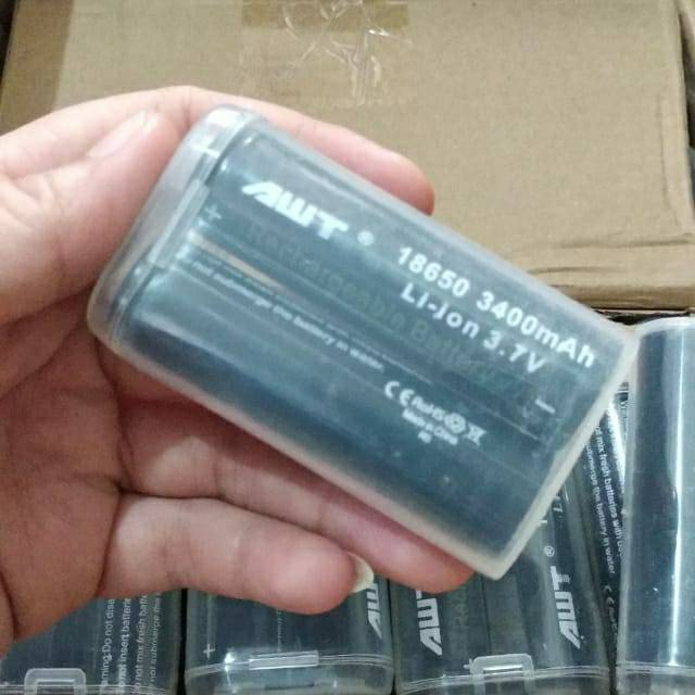 Jual Batre AWT pack Battery AWT 18650 Baterai Isi 2 pcs | Shopee Indonesia