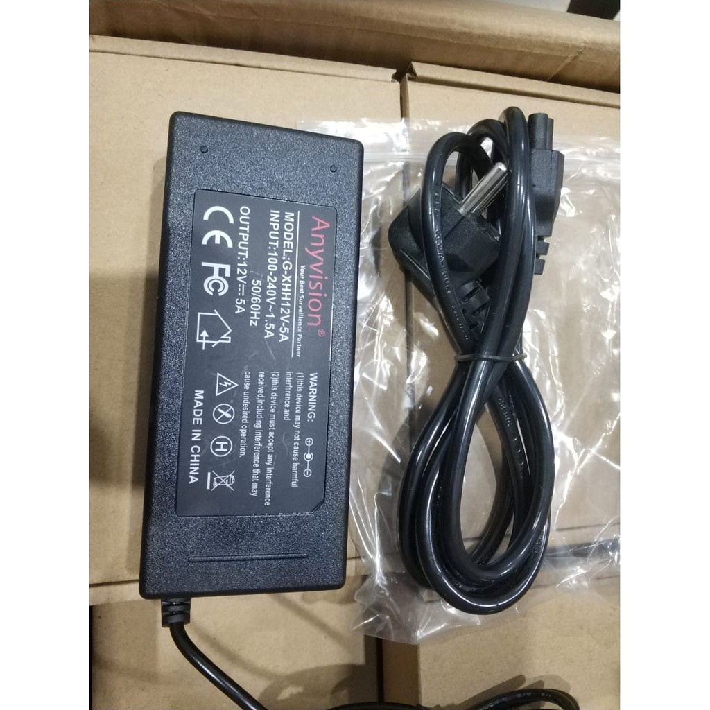 Jual Power Adaptor 12V 5A Power Supply 12V 5A Power Adaptor 12Volt 5 ...