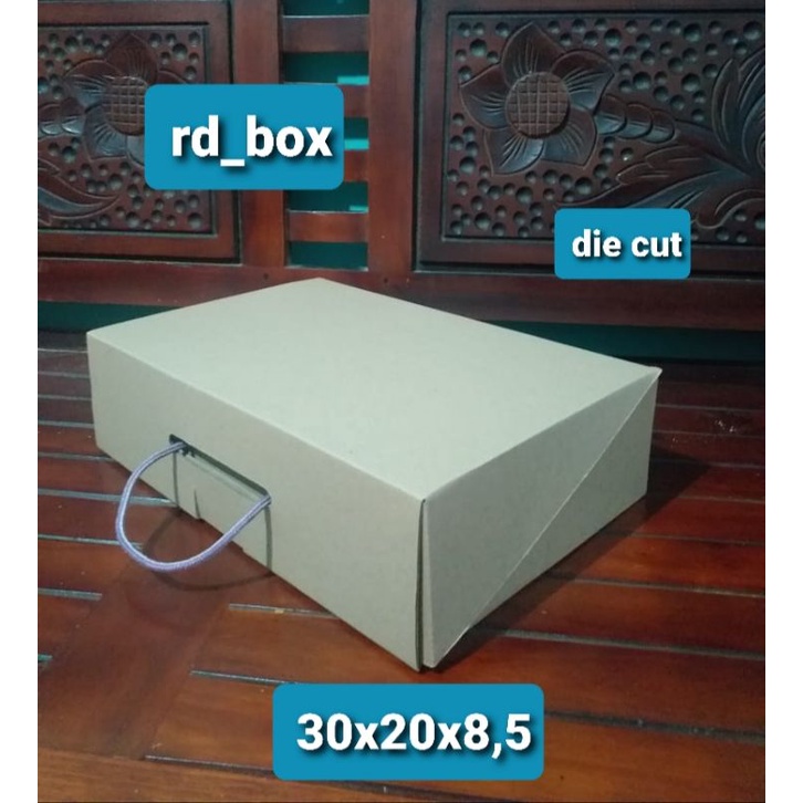Jual kardus/kotak/box/dus uk 30x20x8,5 cm box pizza,box hampers tanpa ...