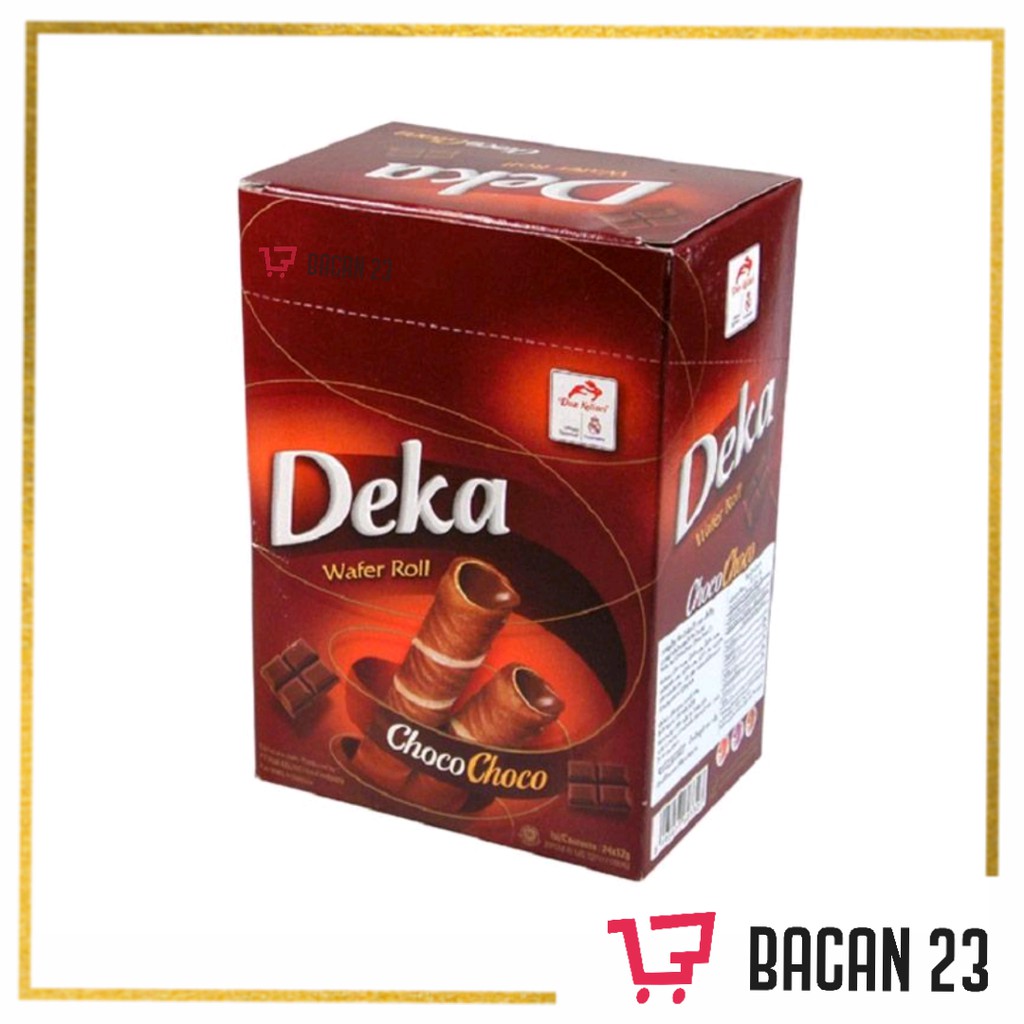 Jual Deka Rolls (24pcs x 8.5gr) / Wafer Krepes / Biskuit Roll / Bacan ...