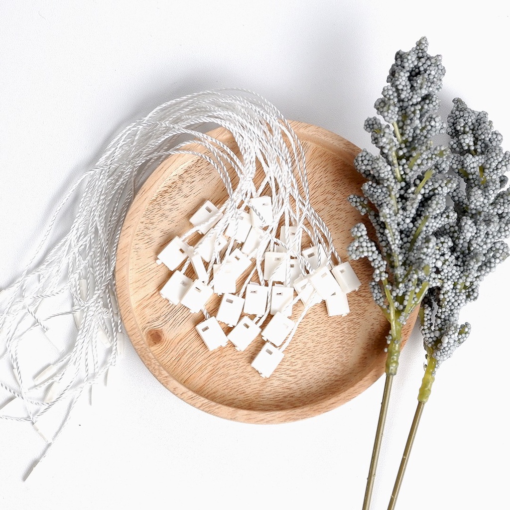 Jual Tali Hangtag Tali Handtag Merk Hitam dan Putih Premium Loop Pin ...