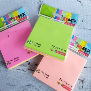 Jual Sticky Notes Pembatas Memo Polos Ukuran 7,6 x 7,6cm Besar | Shopee ...