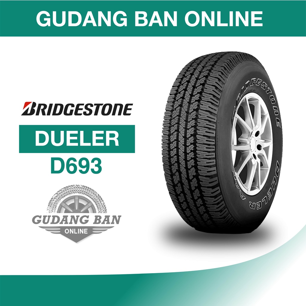 Jual PROMO Ban pajero fortuner 265/65 R17 Bridgestone Dueler D693 | Shopee Indonesia