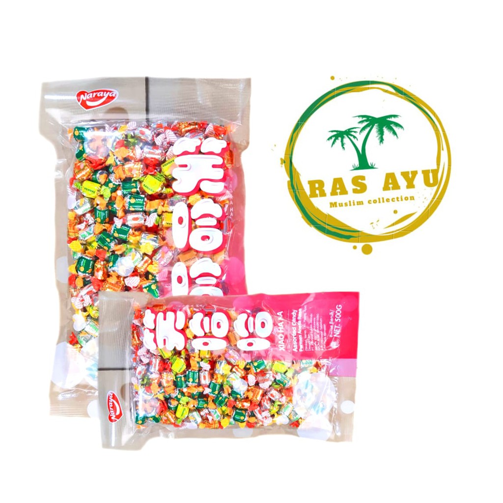 Jual Naraya Xiao HA HA Assorted Candy 500 gram / permen aneka rasa ...