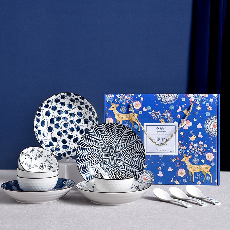 Jual HAMPERS EIKO JAPANESE CERAMIC STYLE DINNERWARE SET 16 PCS | Shopee ...