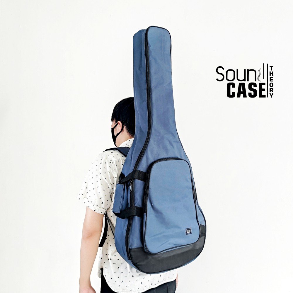 Jual Tas Gitar Akustik / Softcase Gitar Akustik Jumbo Navy (Biru ...
