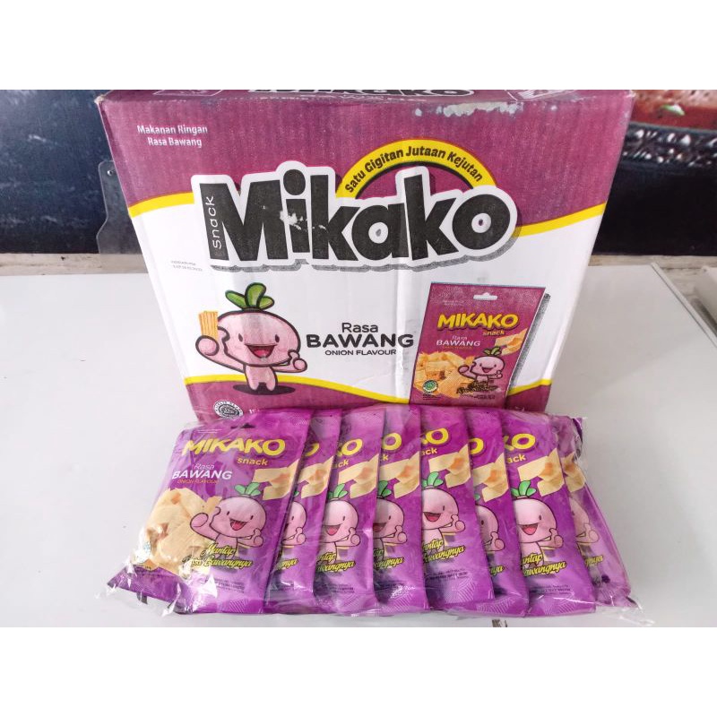Jual Mikako Snack Onion Flavour, 1 pak isi 10sachet | Shopee Indonesia