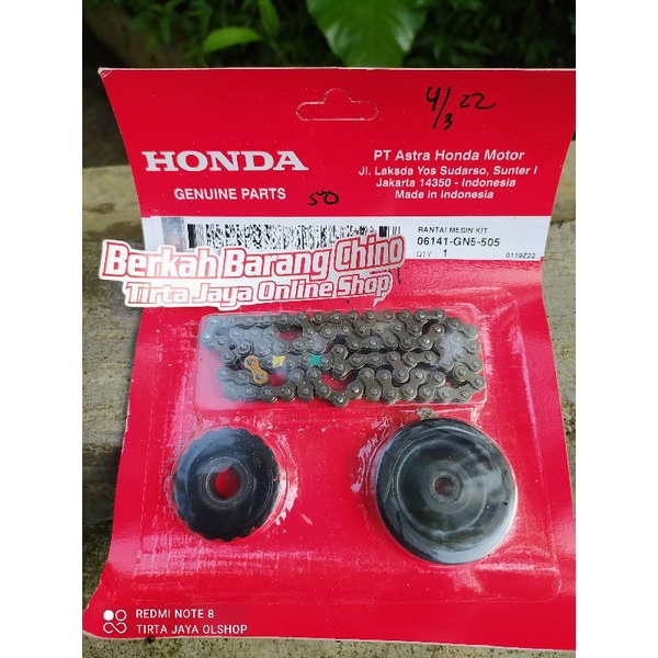 Jual rantai kamprat timing chain honda astrea grand supra x 100 lama ...