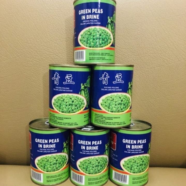 Jual Khas Jaya Kacang Polong Kaleng Greenpeas IKPS 397 Gram | Shopee ...