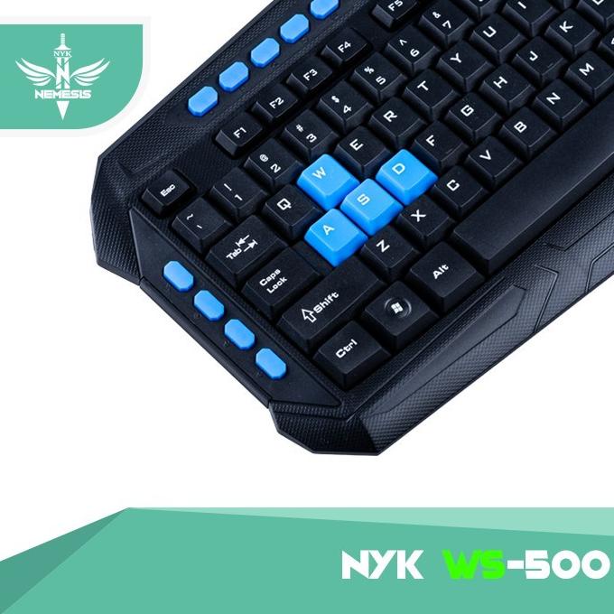 Jual Nyk Nemesis Wireless Keyboard Mouse Combo Gladiator Gaming Ws-500 ...