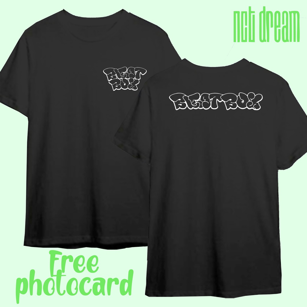 Jual Baju Korea Jumbo NTC Kaos Beatbox Free Photo Card | Shopee Indonesia