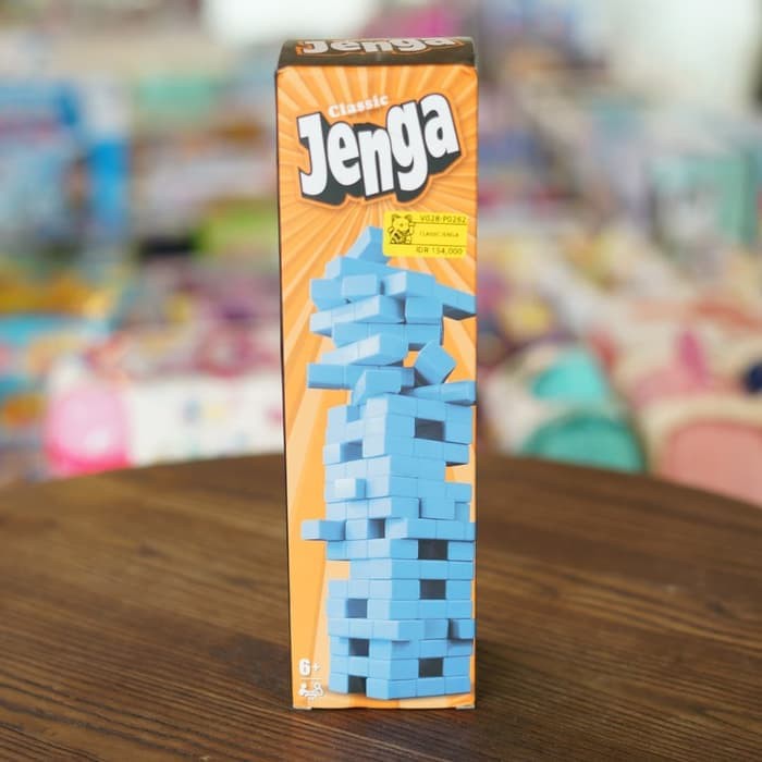 Jual CLASSIC JENGA ORIGINAL JENGA TOWER MAINAN BALOK | Shopee Indonesia