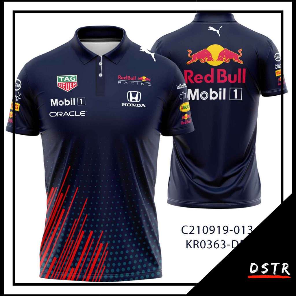 Jual Kaos Jersey F1 Formula One Team Redbull Racing 2021 New Sponsor ...