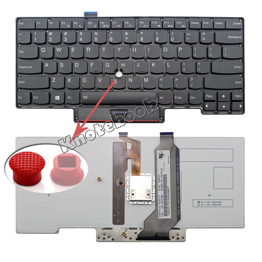 Jual Keyboard Lenovo ThinkPad X1 Carbon Gen 1 2013 Type 3443 3444 3446 ...